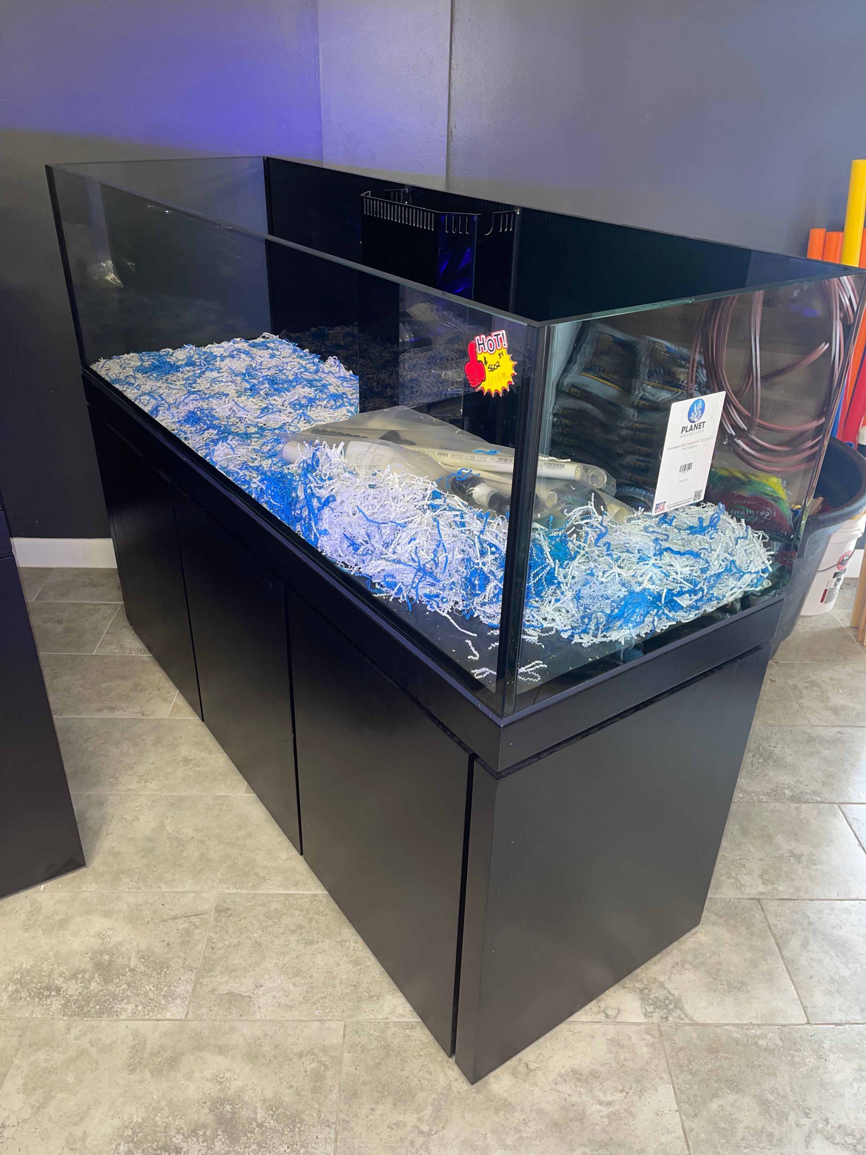 Planet Aquarium PVC Bottom 72 x 24 x 21 – Aqua-Vault